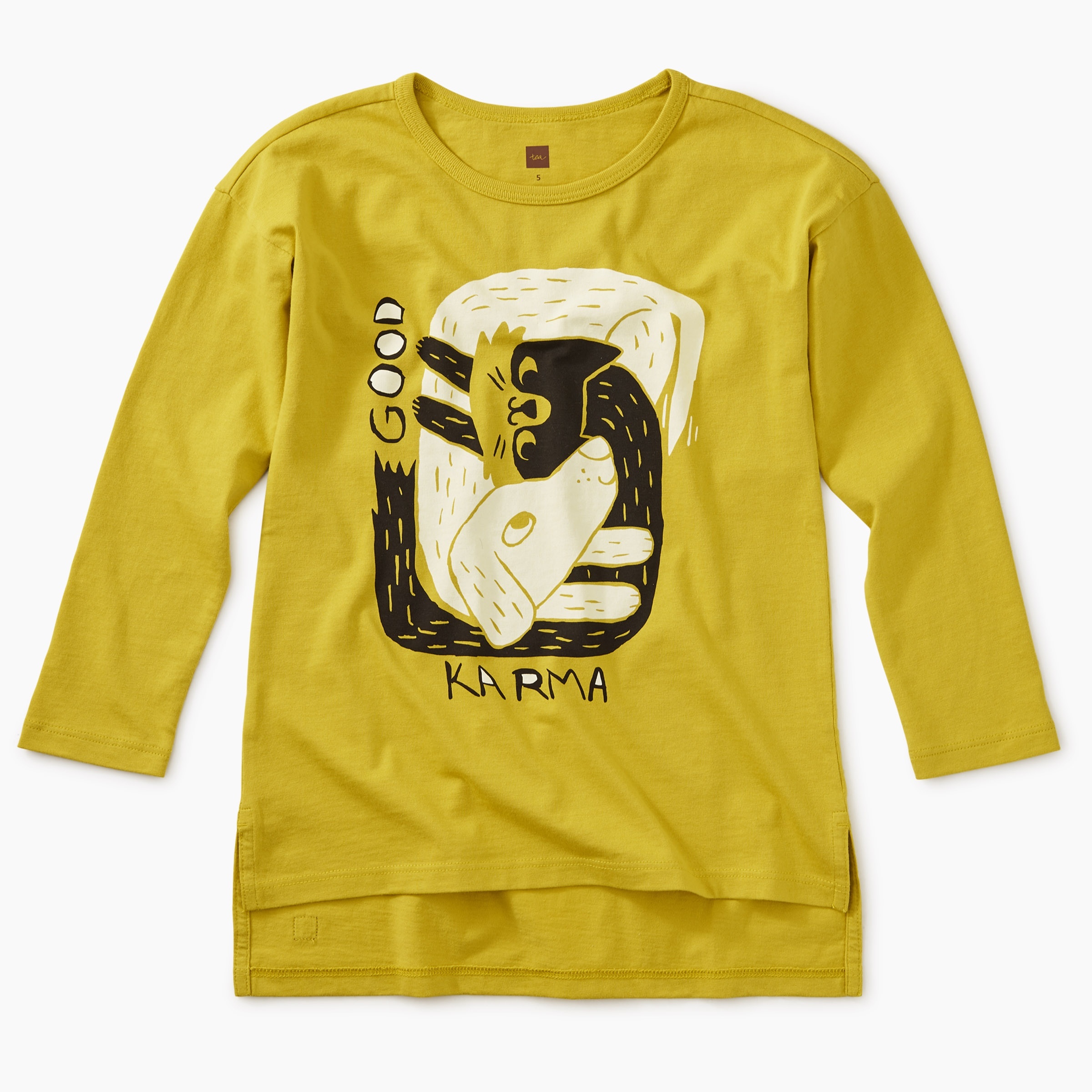 Good Karma Graphic Tunic | Tea Collection