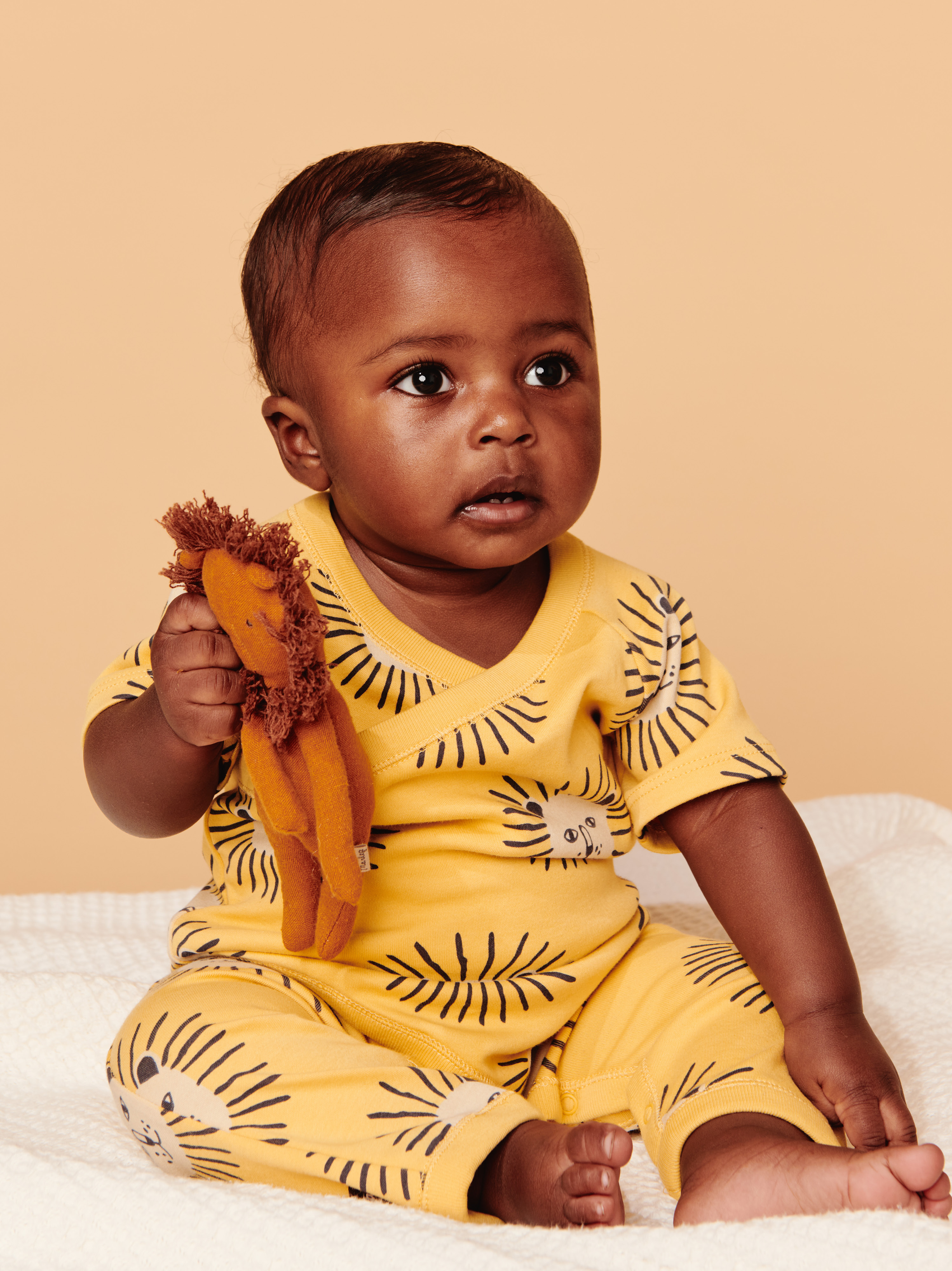 Baby Wrap Neck Romper | Tea Collection