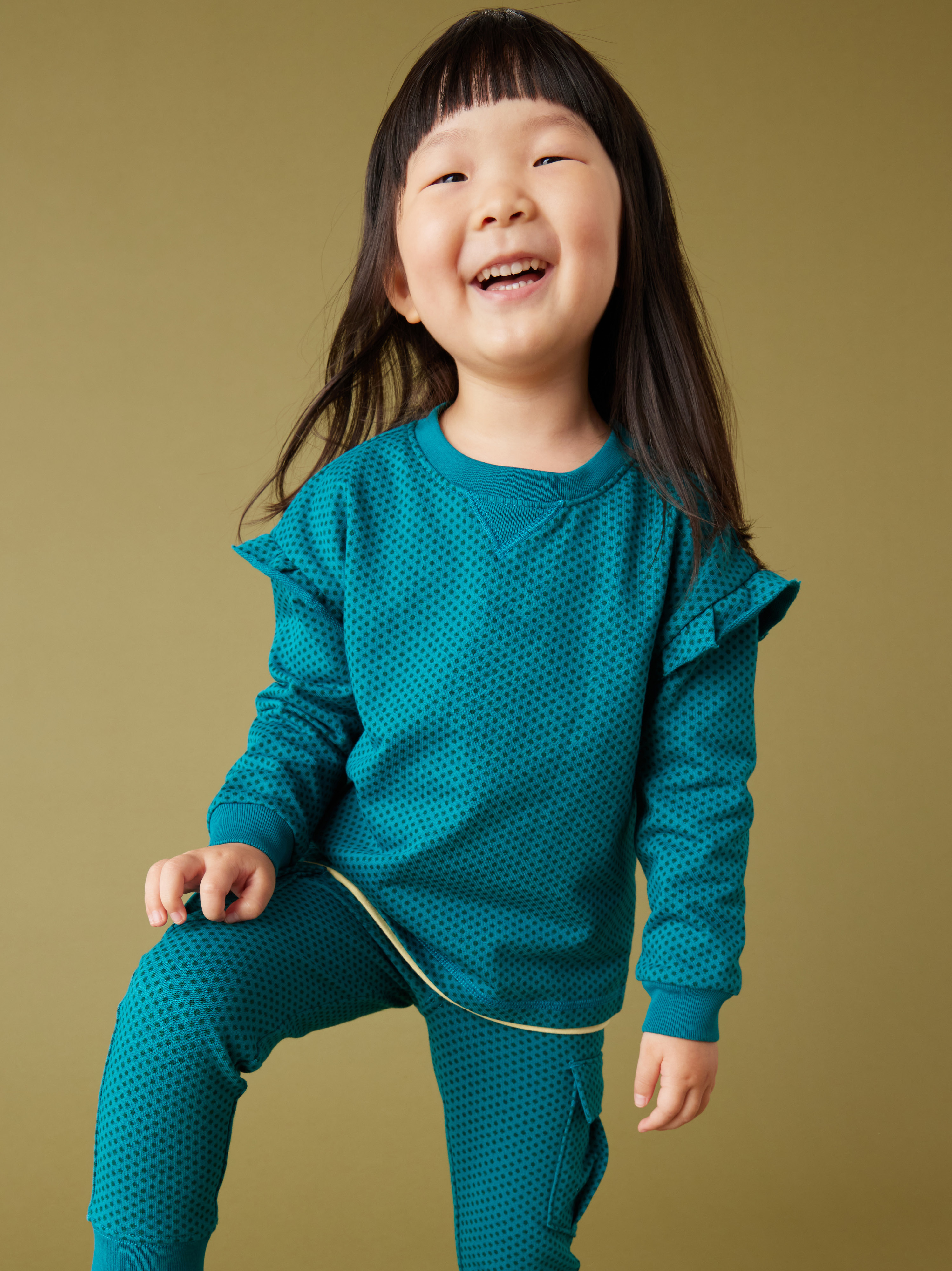 Ruffle Sleeve Tunic Top | Tea Collection