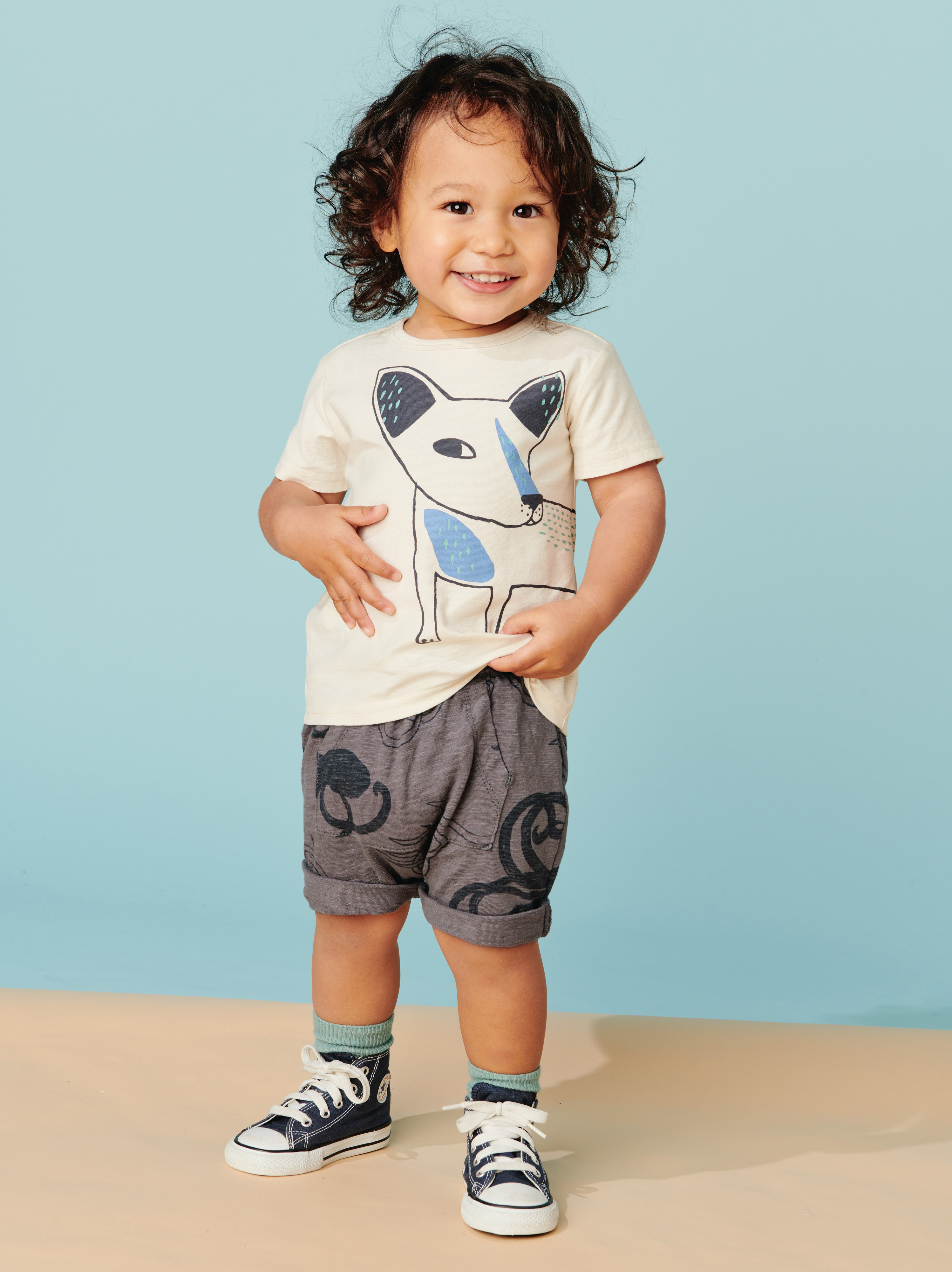 Pocket Of Sunshine Baby Shorts | Tea Collection