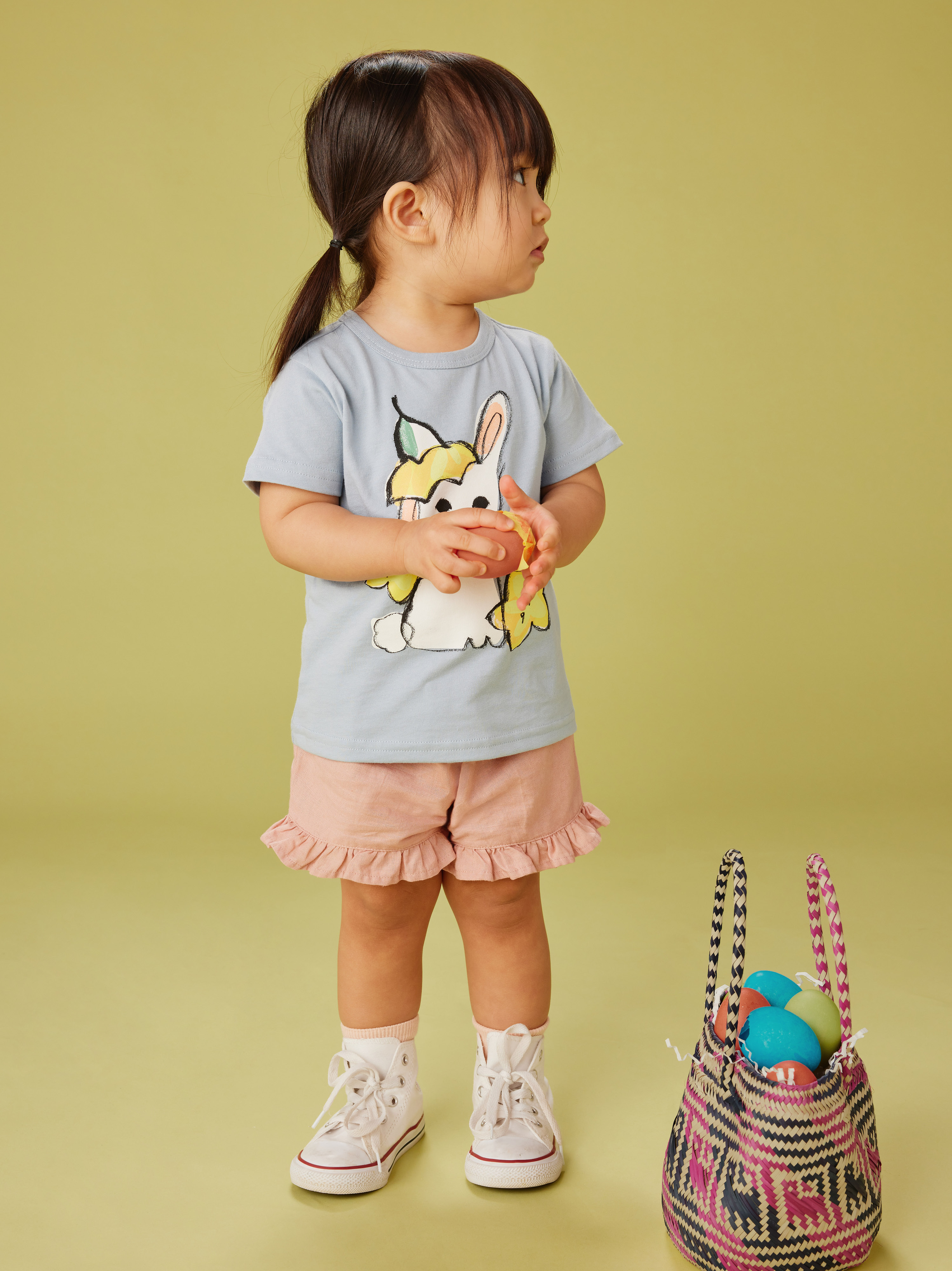 Ruffle Hem Baby Shorts | Tea Collection