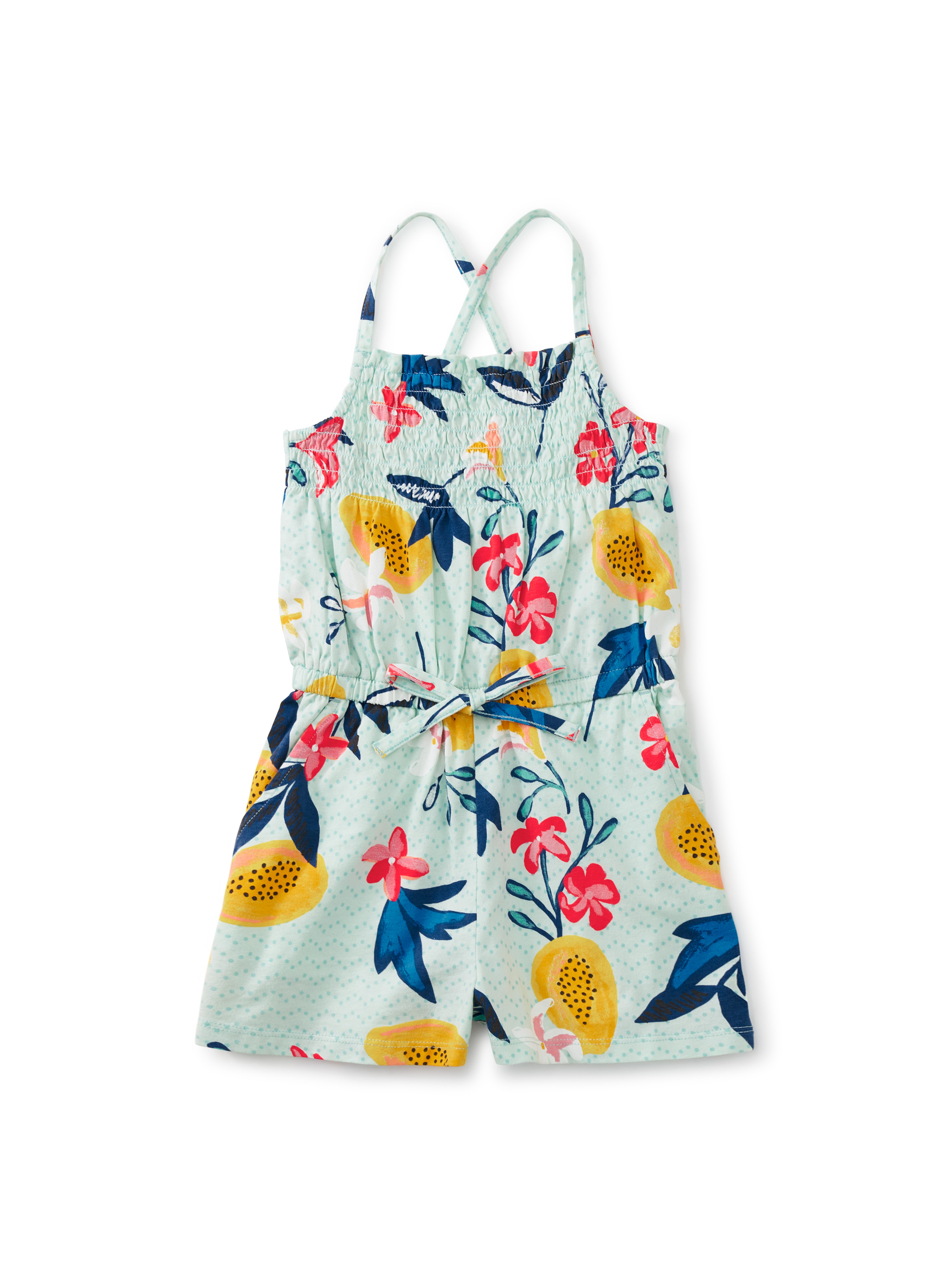 Smocked Romper | Tea Collection