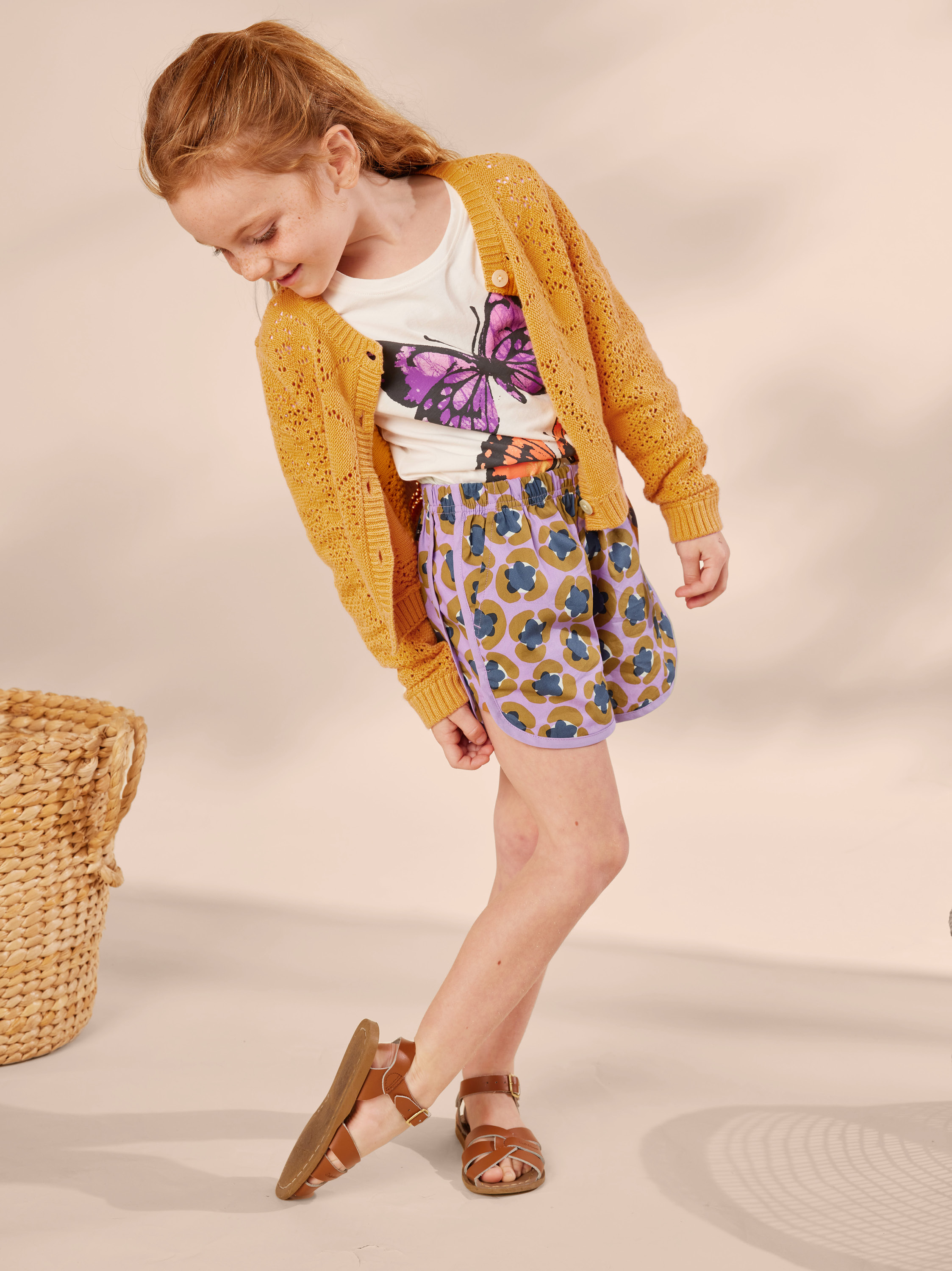 Woven Dolphin Shorts | Tea Collection